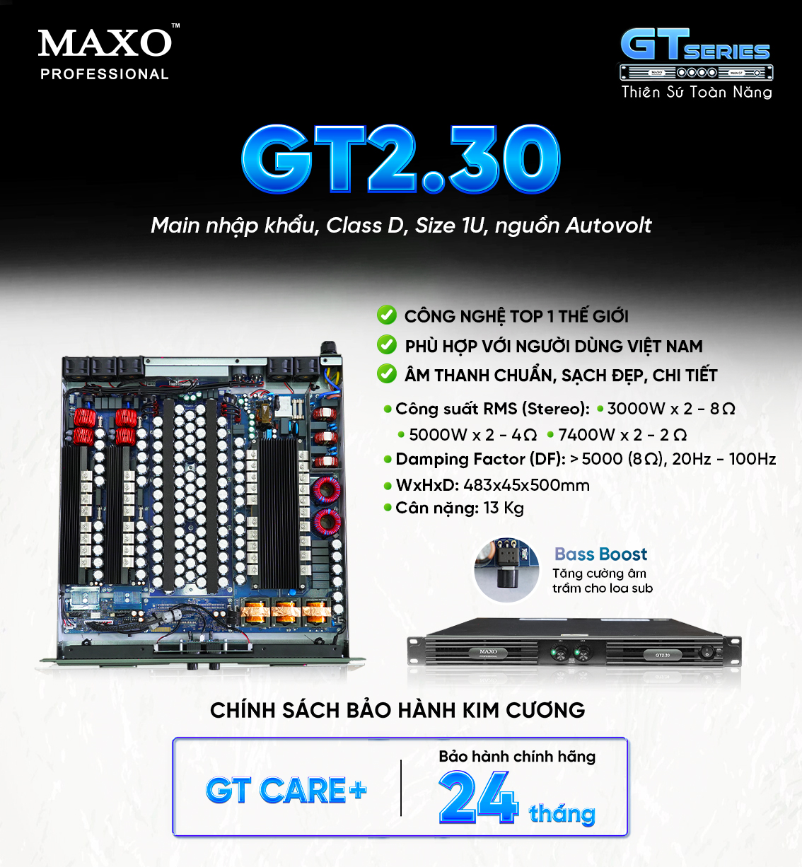 Main 2 Kênh GT2.30 - MAXO Audio